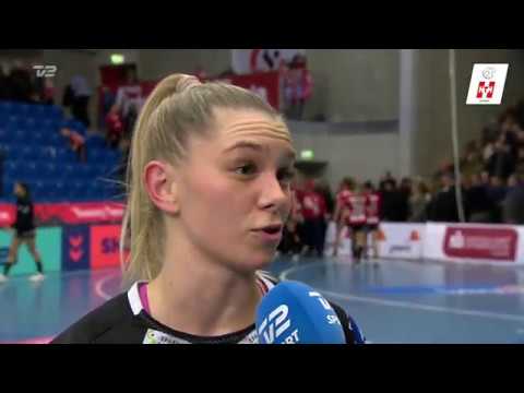 Trine Østergaard var glohed, da Odense Håndbold i... - YouTube