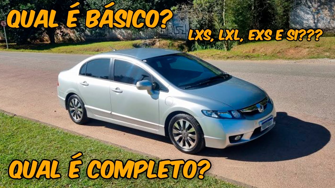 ENTENDA AS VERSÕES DO HONDA CIVIC G8 DE UMA VEZ!! - YouTube