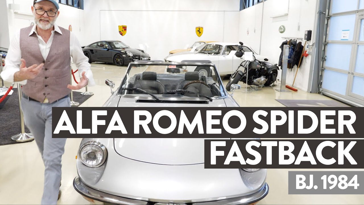 Alfa Romeo Spider Fastback, Bj. 1984 - YouTube
