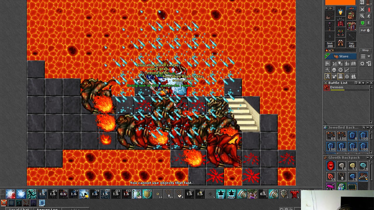 Tibia - Demon Edron , Testando GROVEBEAST RULLES!!!! - YouTube