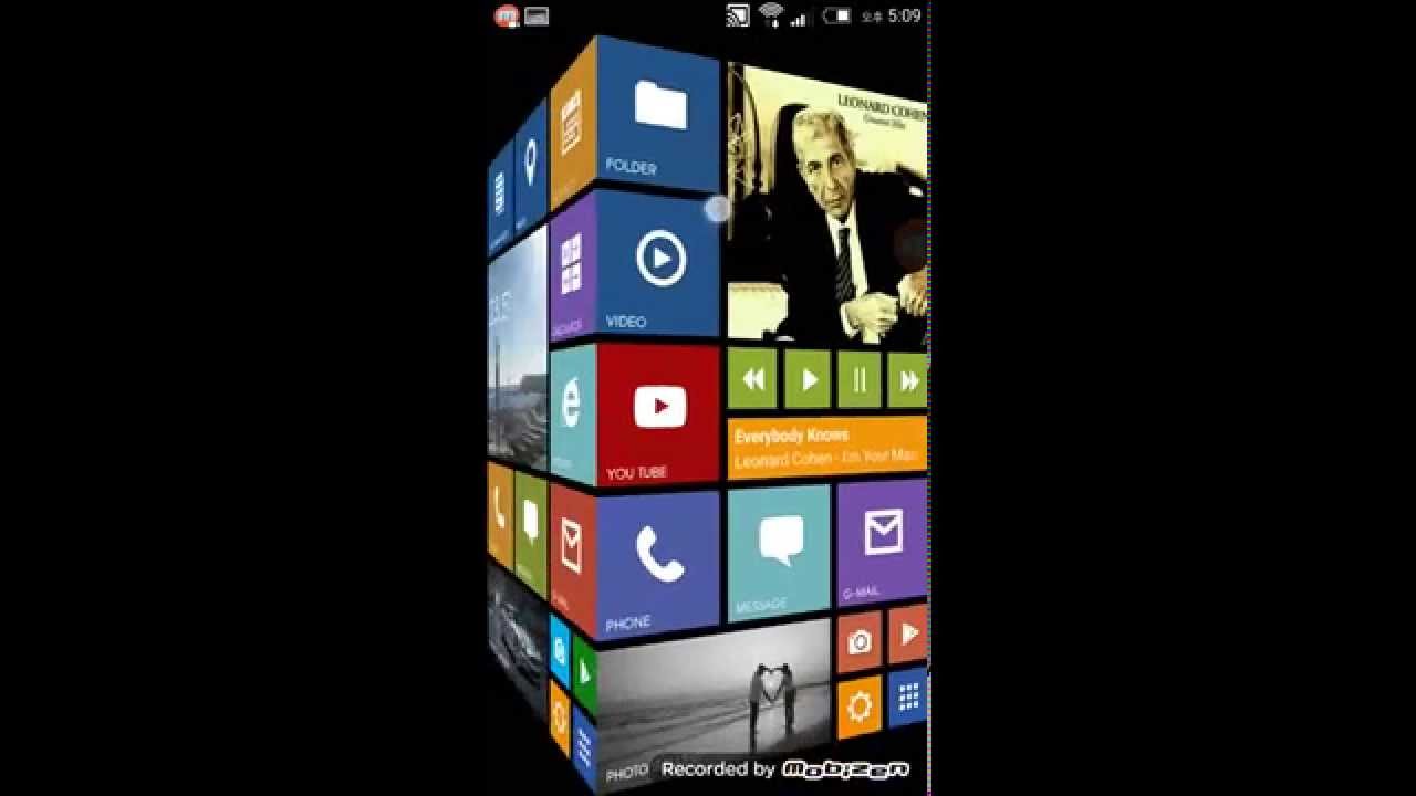 Tile theme for Total Launcher - YouTube