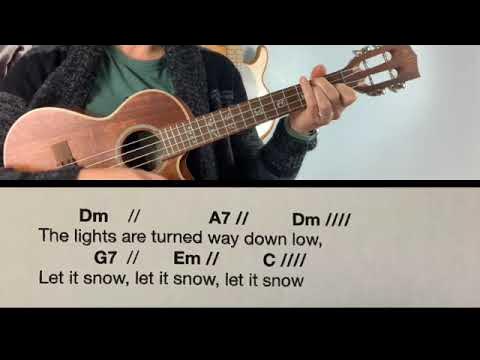 Let It Snow: Ukulele Play Along in 'C' - YouTube