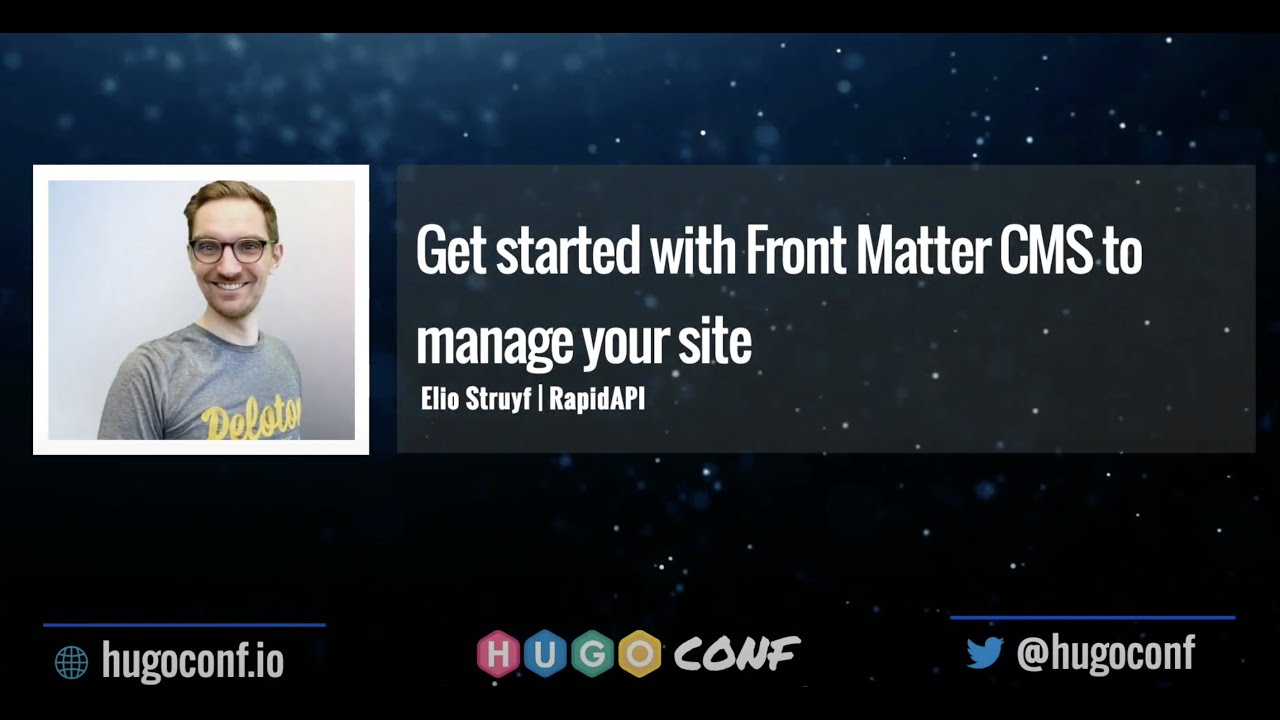 Get started with Front Matter CMS to manage your site - Elio Struyf ...