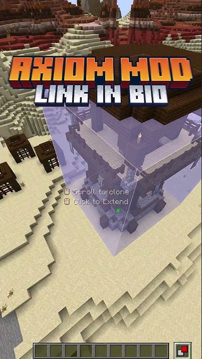 Axiom Building Mod Minecraft #minecraft #minecraftmods #axiom - YouTube