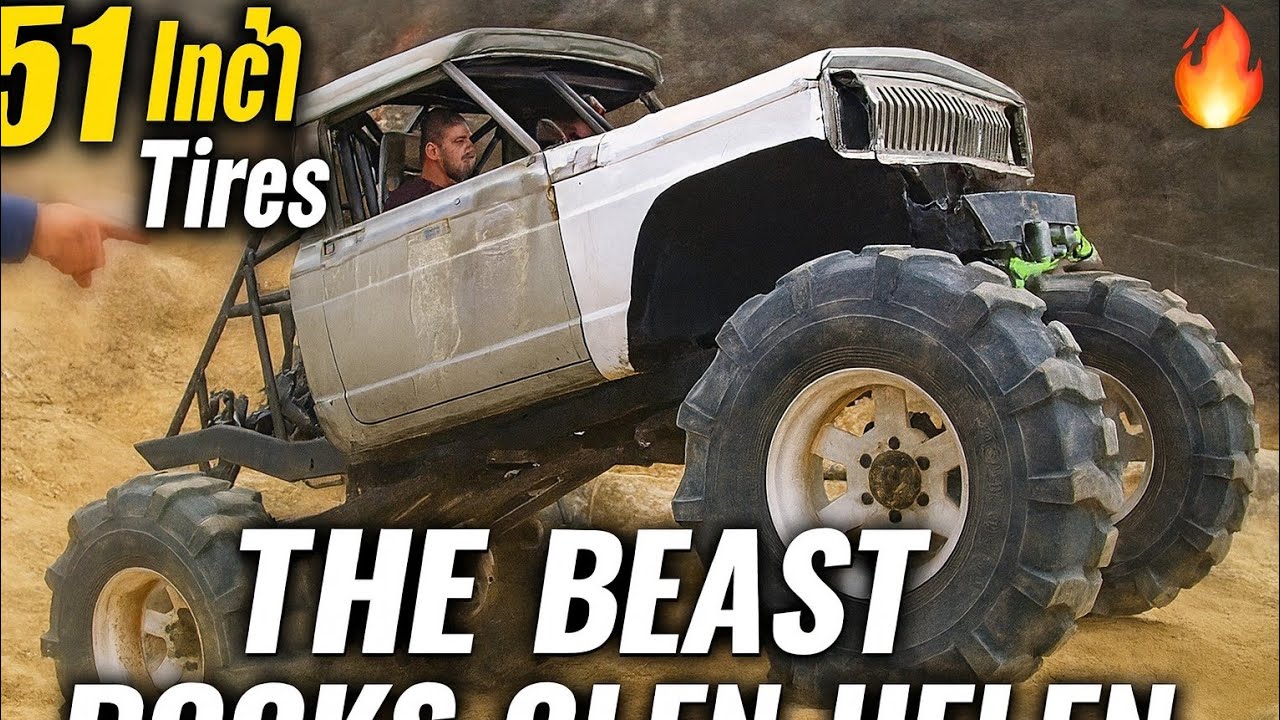 Big MUD Truck on 51 Inch Tractor Tires Plays IN The ROCKS AT The GLEN ...