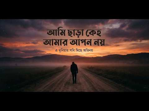 আমি ছাড়া কেহ আমার আপন নয় | Ami Chara Keho Amar Apon Noy | Official Lyrical Video @barekvaiofficial