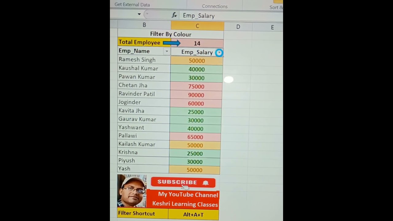 FILTER BY COLOUR Use Excel Filter By Color Filter By FILTER BY COLOUR Use Excel Filter By Color Filter By