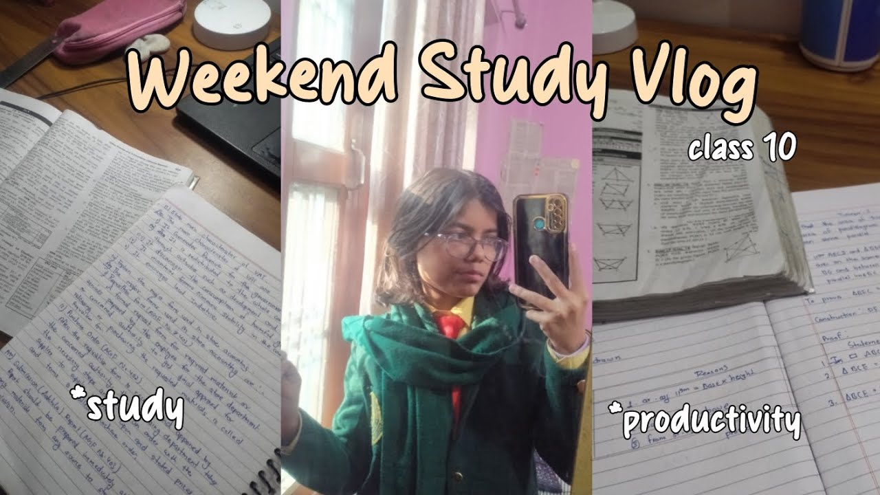 Weekend study vlog *class 10*|| SEE || Productive💌 - YouTube