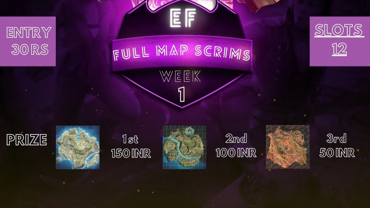 EF FULL MAP SCRIMS WEEK 2 BY EF CUSTOM YT SCRIMS ️‍🔥⚡ WEEK 1 - YouTube