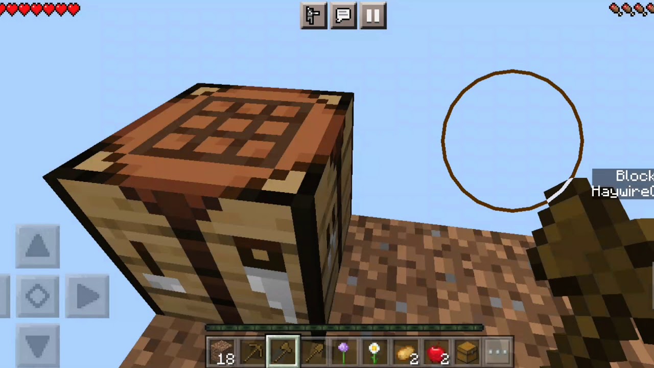 Minecraft sky block ant 1 bloko. 1 epizodas - YouTube