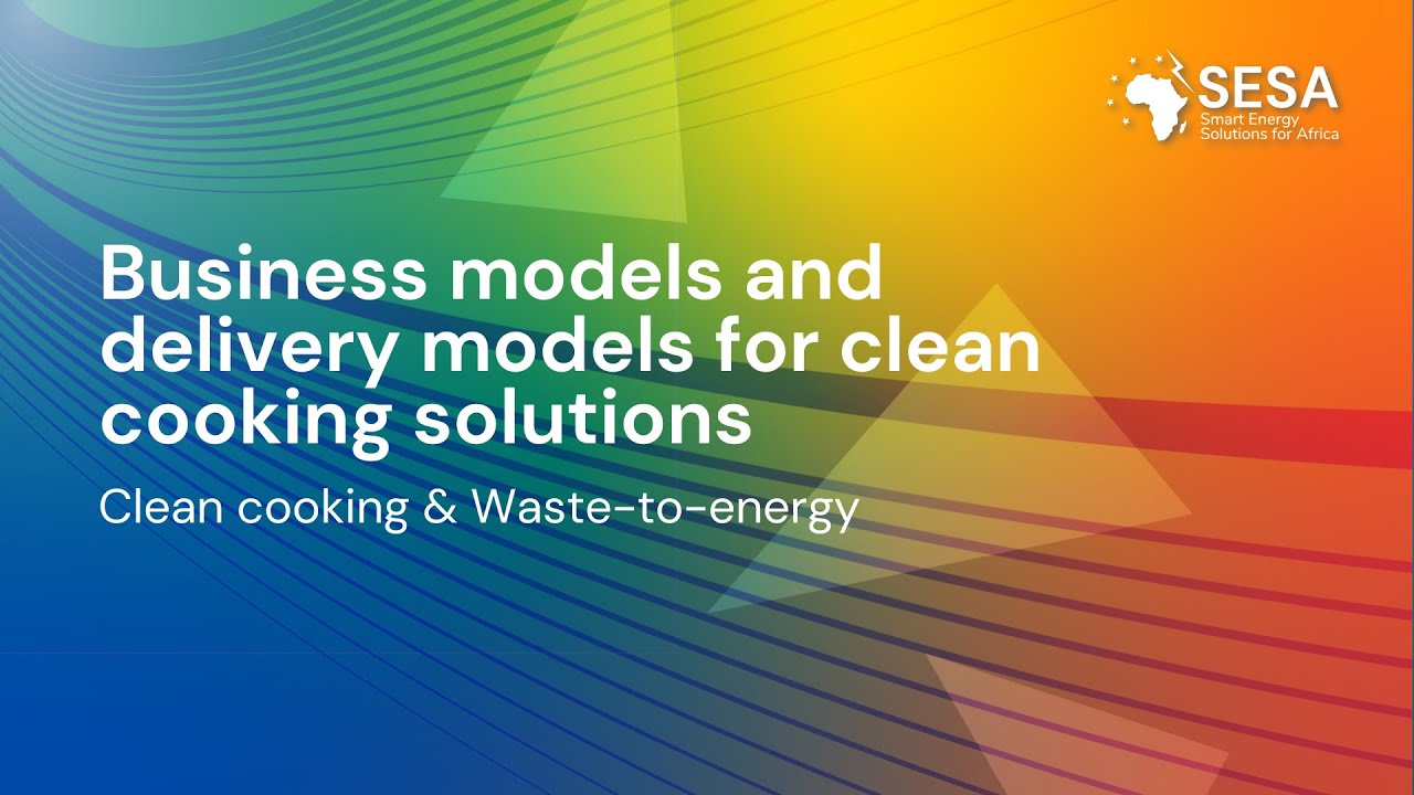 Clean cooking & waste-to-energy | Business models and delivery models ...
