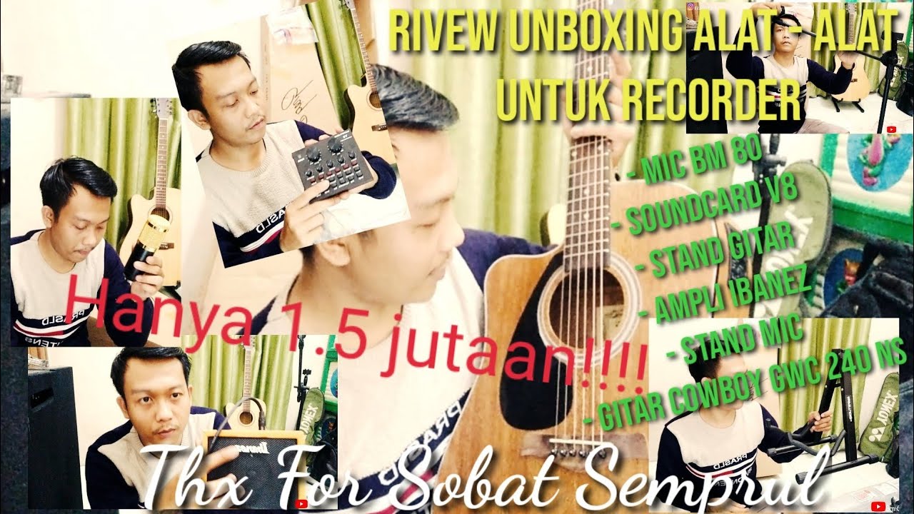 [Review Unboxing] Alat - alat Recording - YouTube