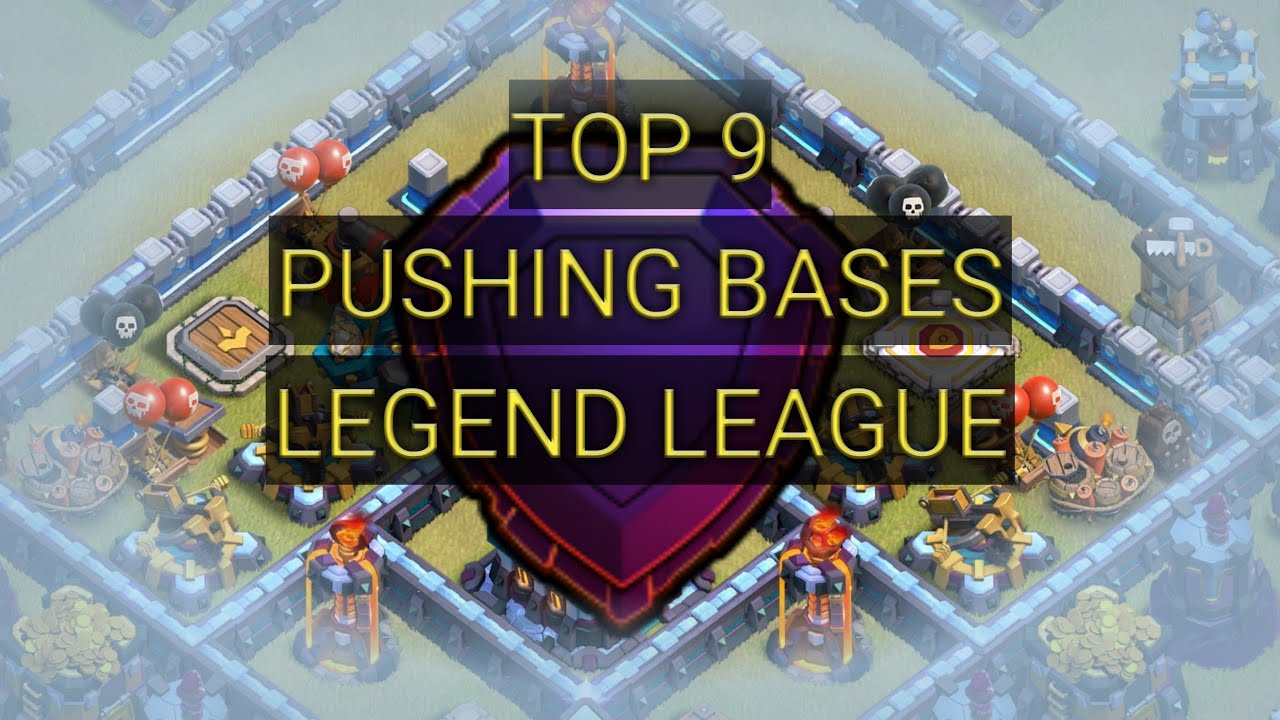 TOP 9 PUSHING BASE | PUSHING BASES WITH LINK | TH13 LEGEND LEAGUE BASE ...