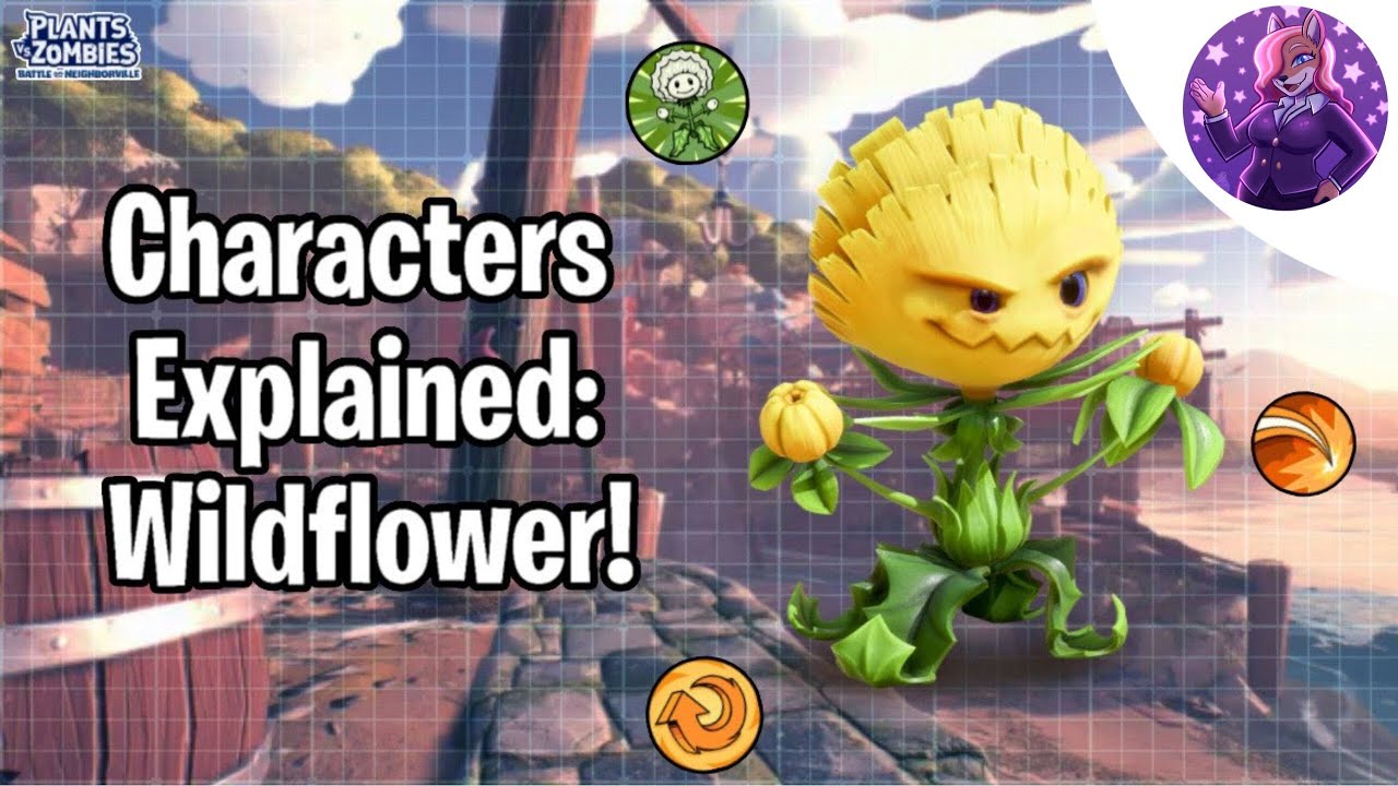 Characters Explained: Wildflower In BFN! (PVZ) - YouTube