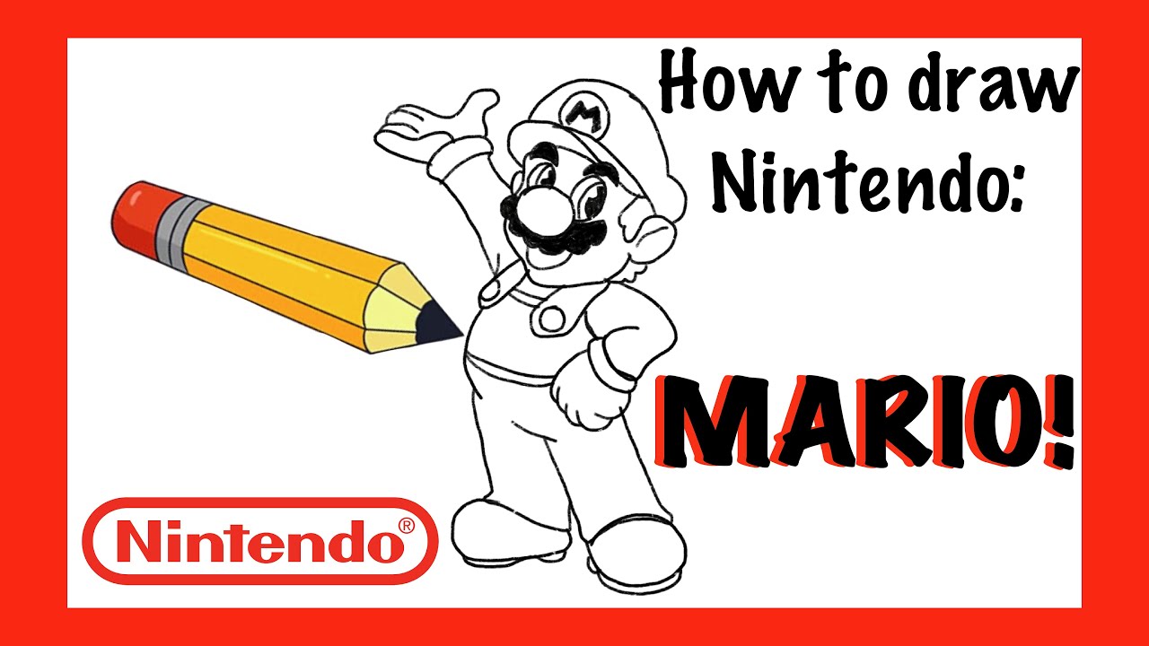 How To Draw Mario! | How To Draw | Art Videos For Kids - YouTube