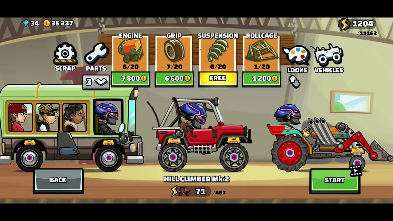 4th account adventure + garage showcase HCR2 (read description) - YouTube