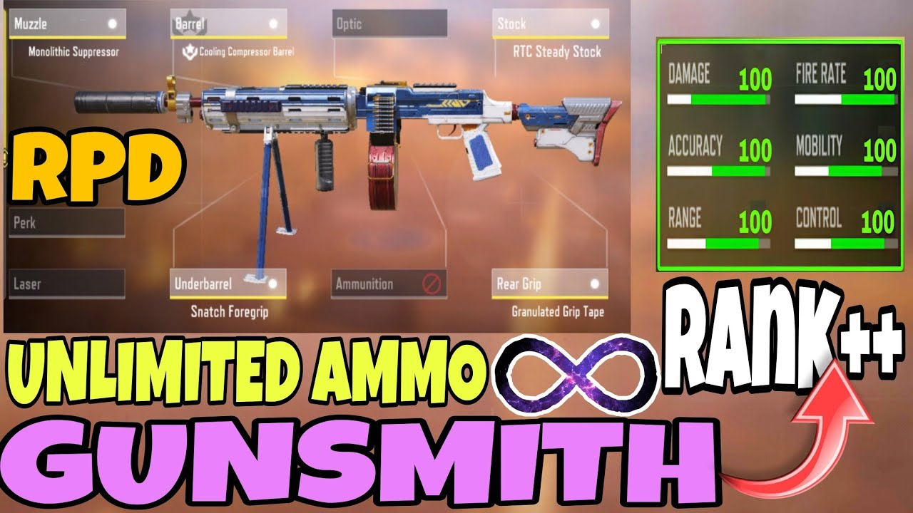 Unlimited Ammo RPD with ZERO Recoil Codm BR Gameplay Takes Over with ...