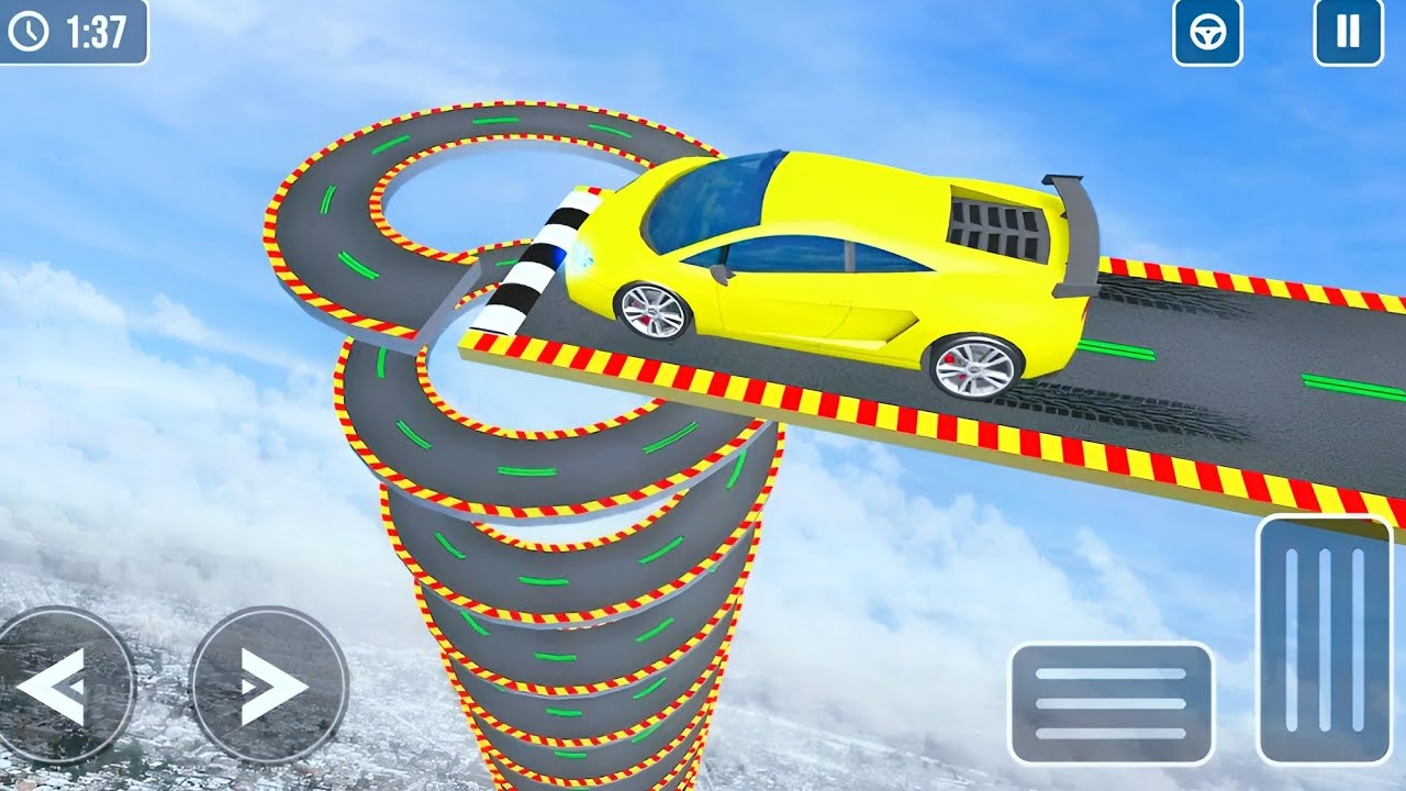 Car Stunt 3d Game || Car game 3d stunt racing @race416 - YouTube