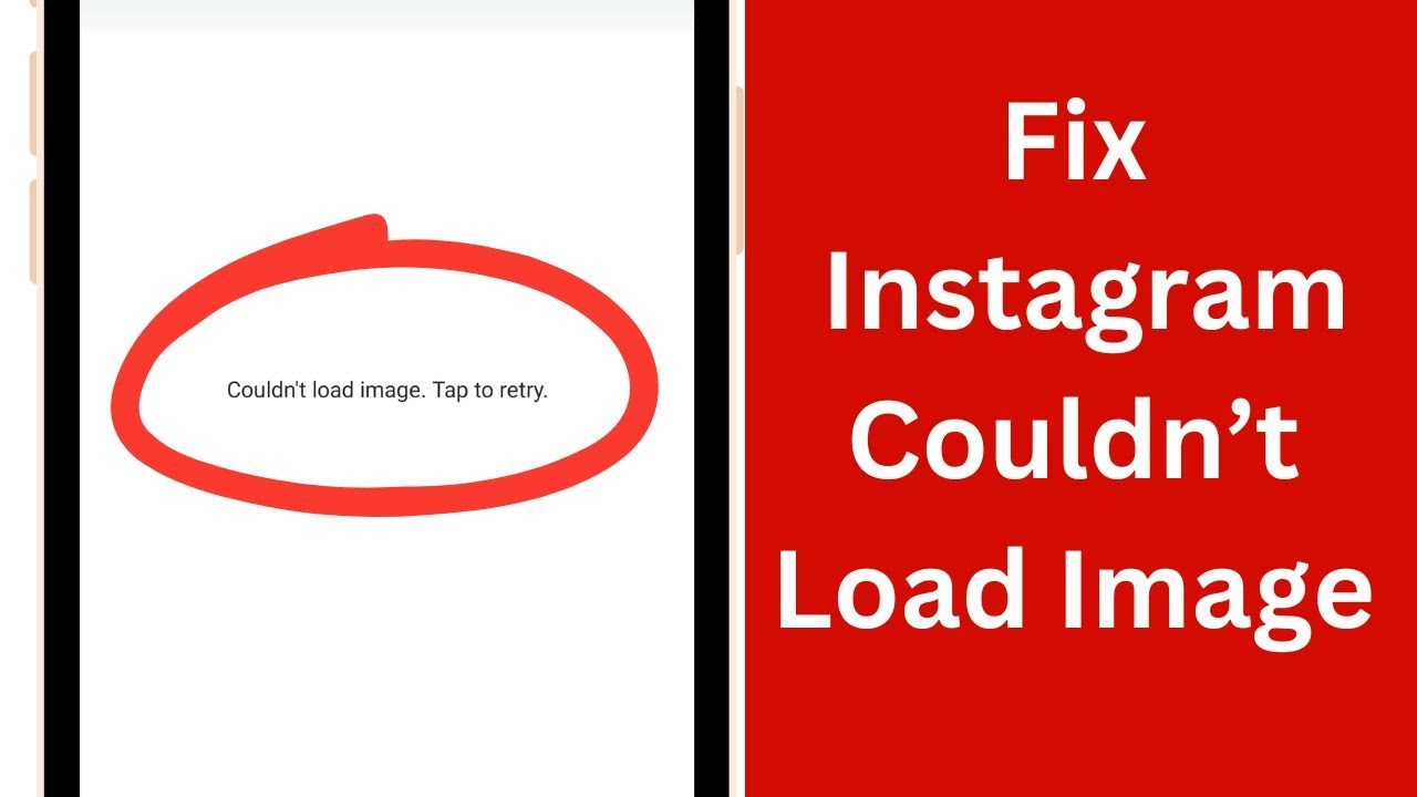 How to Fix Instagram Couldn't Load Image Tap to Retry | Could Not Load ...