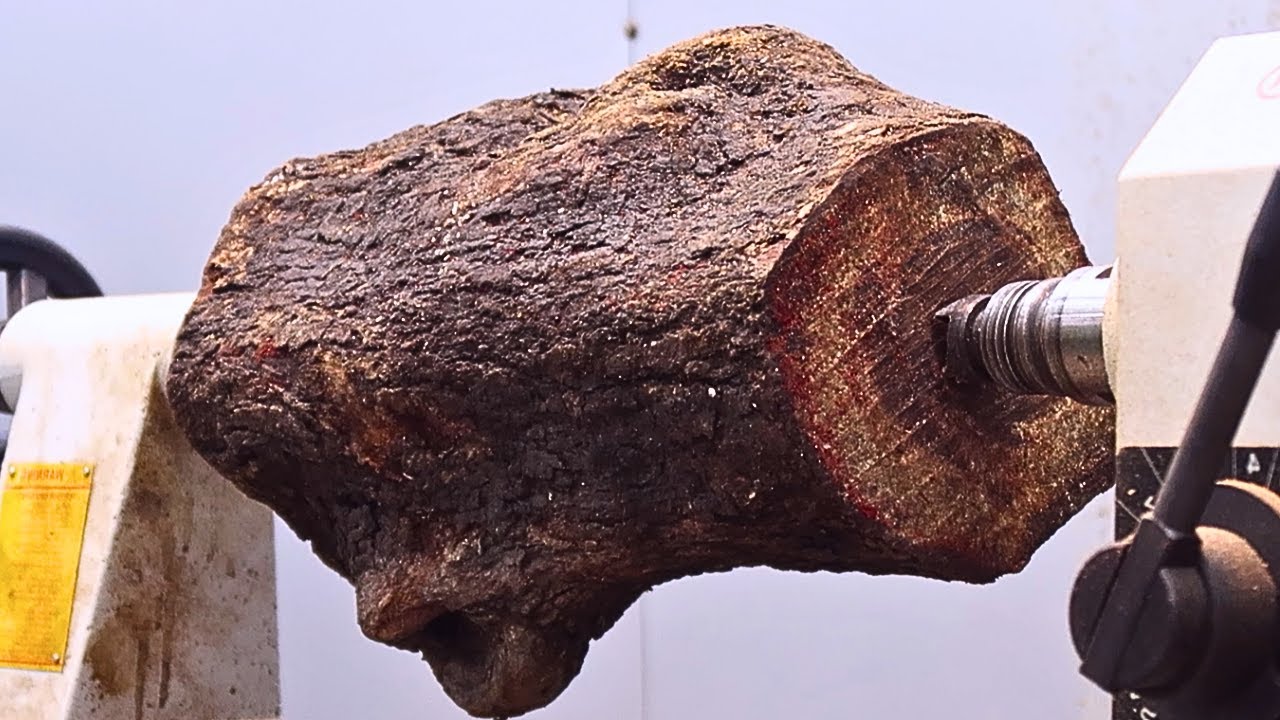 Woodturning // The Art Of Making Longan Trees Using A Lathe // The ...