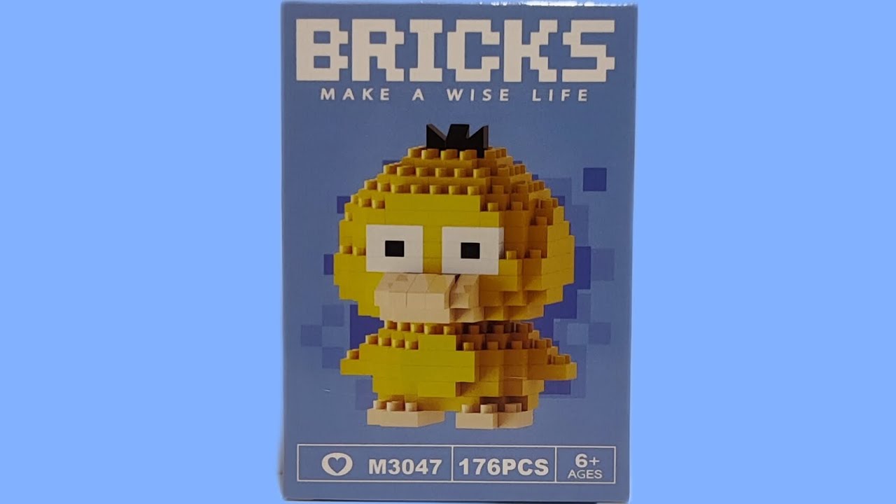 Bricks Make A Wise Life M3047 Psyduck / Koduck (Pokemon) 176 Pcs - YouTube