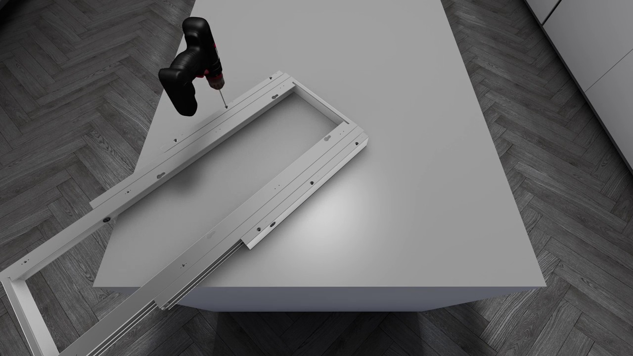 Atim - Slide - Side-sliding kitchen top - YouTube