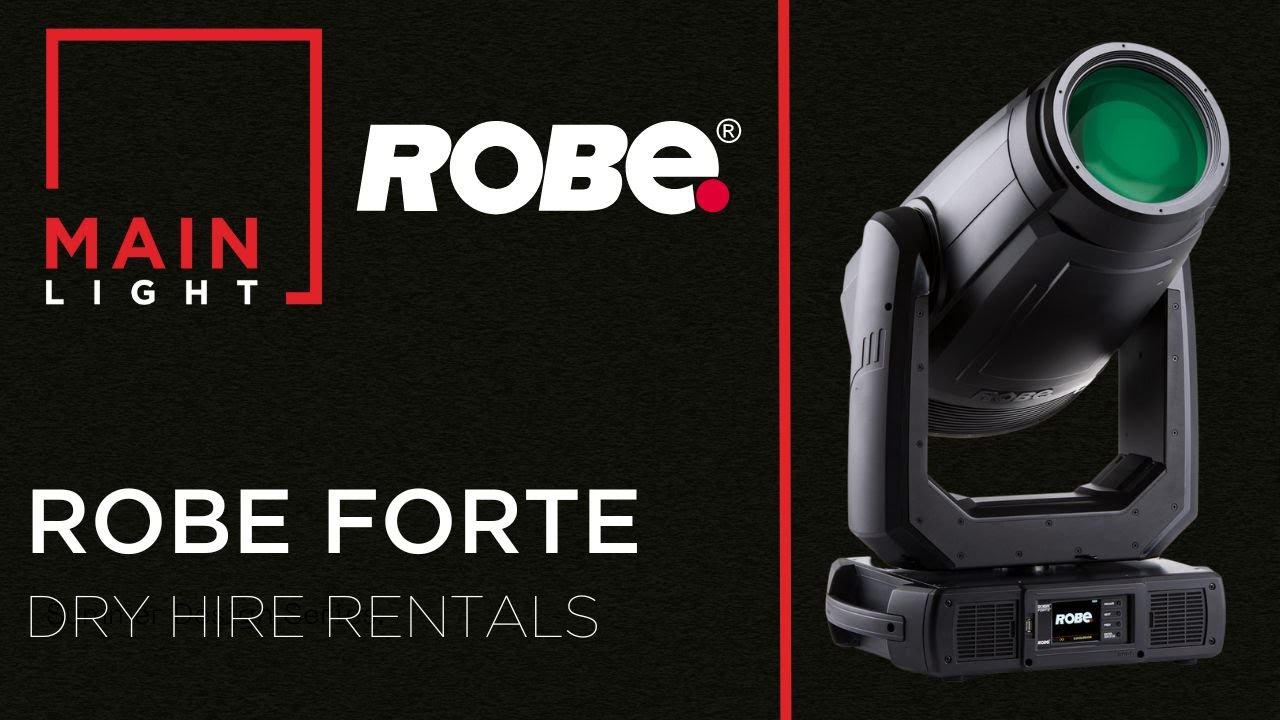 Product Demo: Robe Forte - YouTube