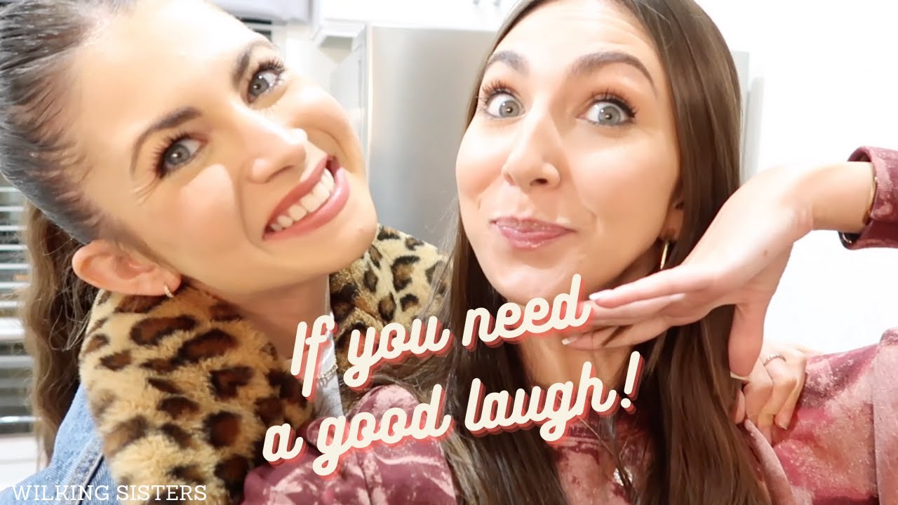 THE WILKING SISTERS HAVE A LAUGHING ATTACK WHILE PUTTING TOGETHER A NEW ...