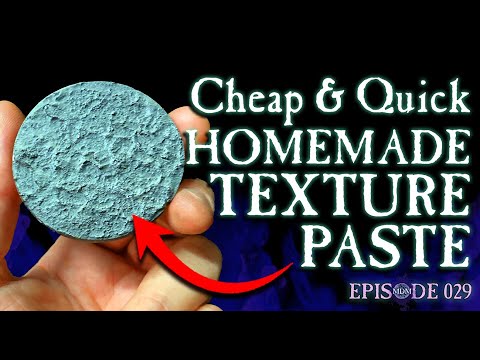 Cheap & Quick Homemade Texture Paste - YouTube