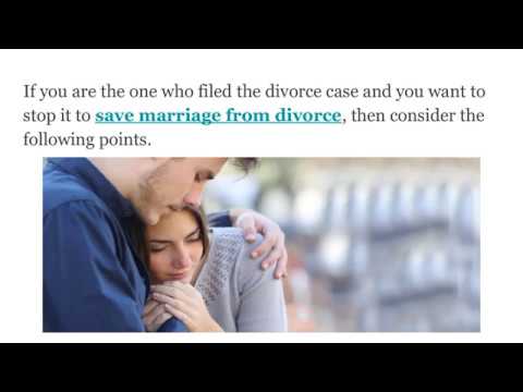 How To Stop A Divorce After Filing | dontgetdivorced - YouTube