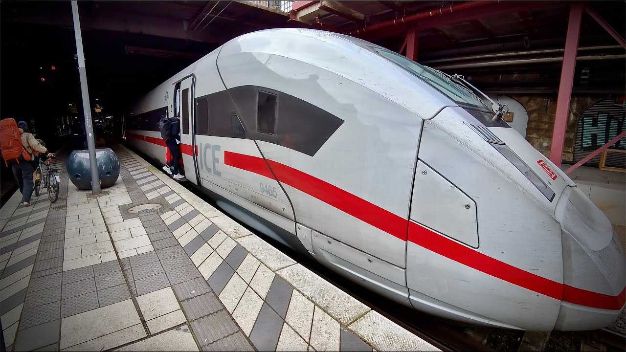 Intercity Express🚄ICE 618 from Düsseldorf to Hamburg 🚉 Germany ICE ...