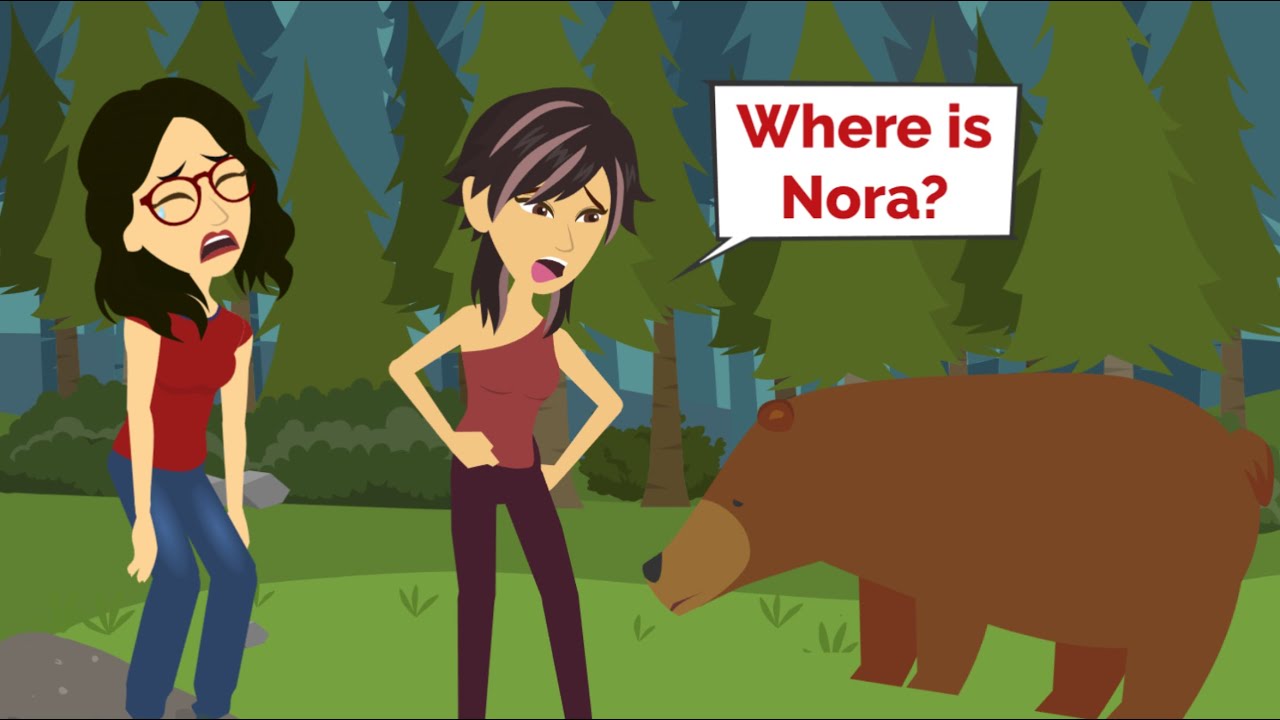 Nora is lost! Easy English story | English conversation practice | No ...