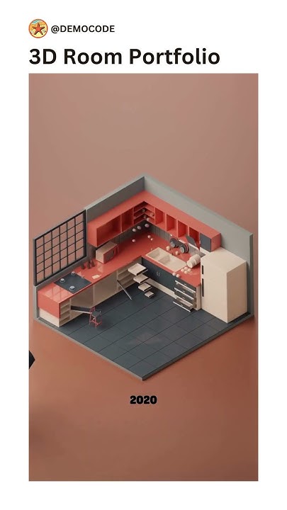 3D Room Portfolio with Three.js and Blender || #animation #css #threejs #coding #portfolio # ...