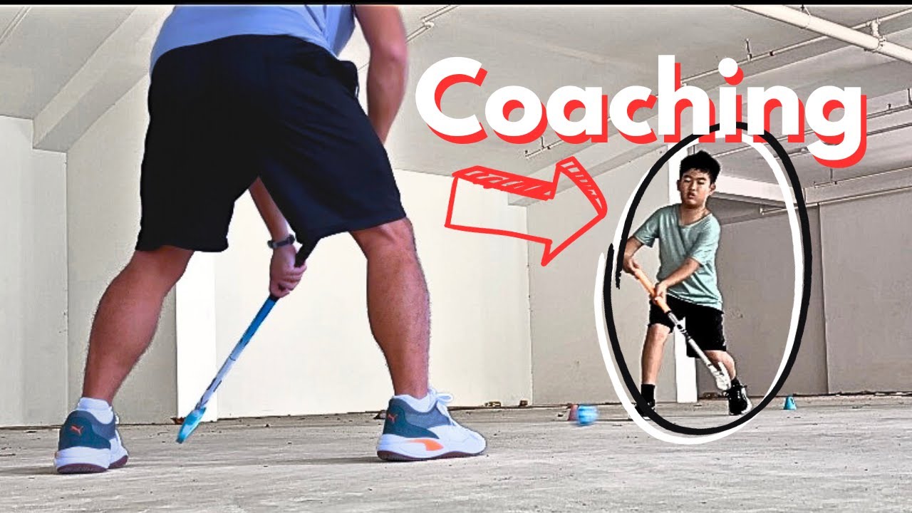 Floorball Drills and Practices - YouTube
