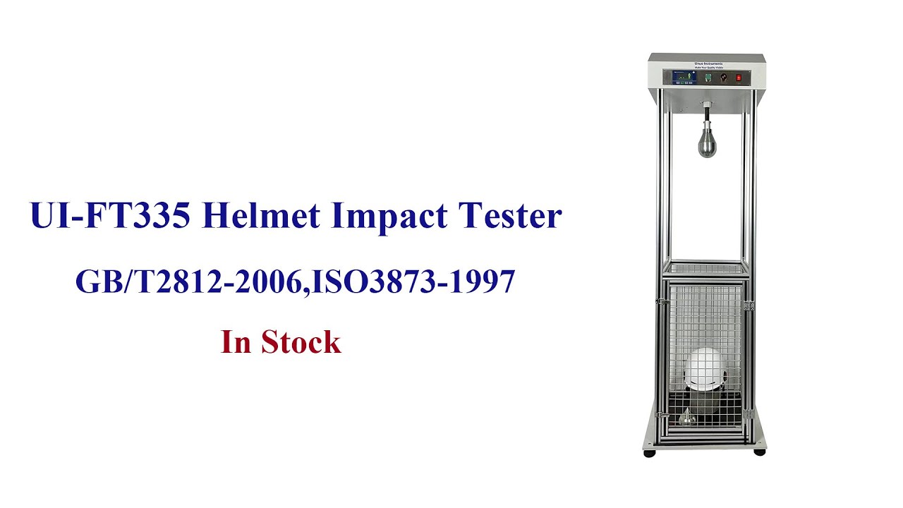 Helmet Impact Tester UI FT335 - YouTube
