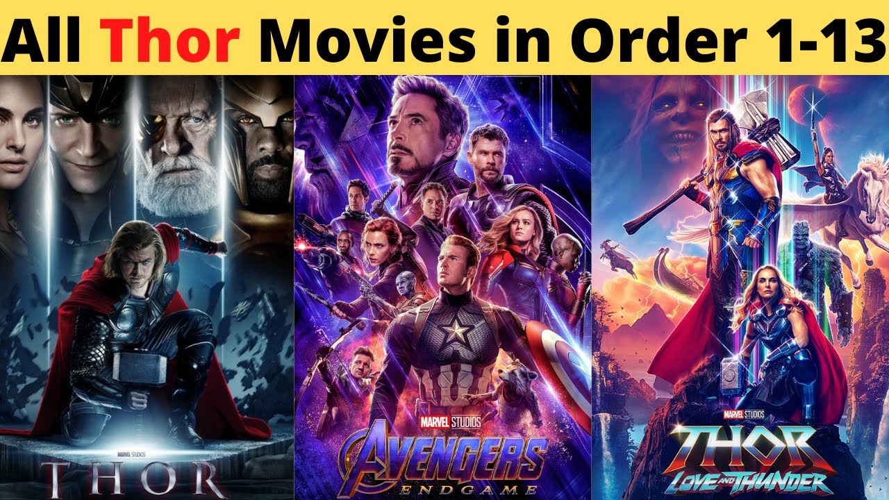 How to watch Thor Movies in order | Thor Movies List | All Thor Movies. - YouTube