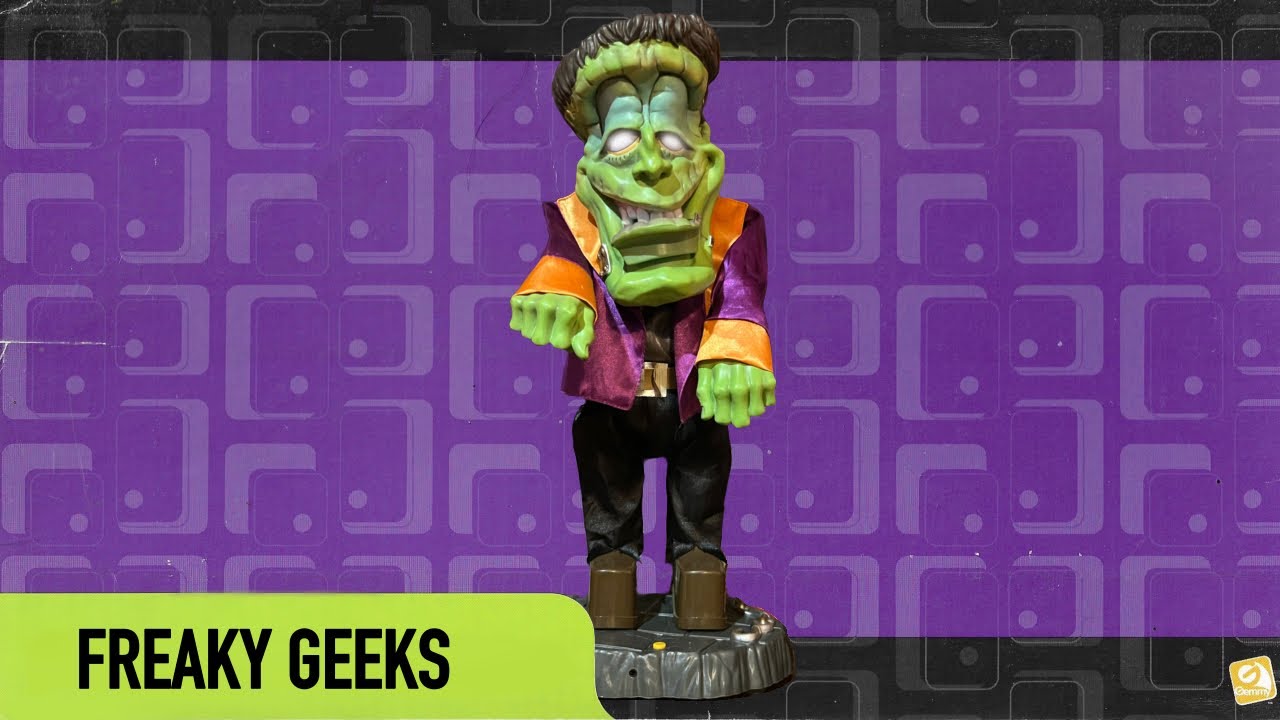 Gemmy Halloween Animated Freaky Geeks - Frankenstein Monster (RARE ...