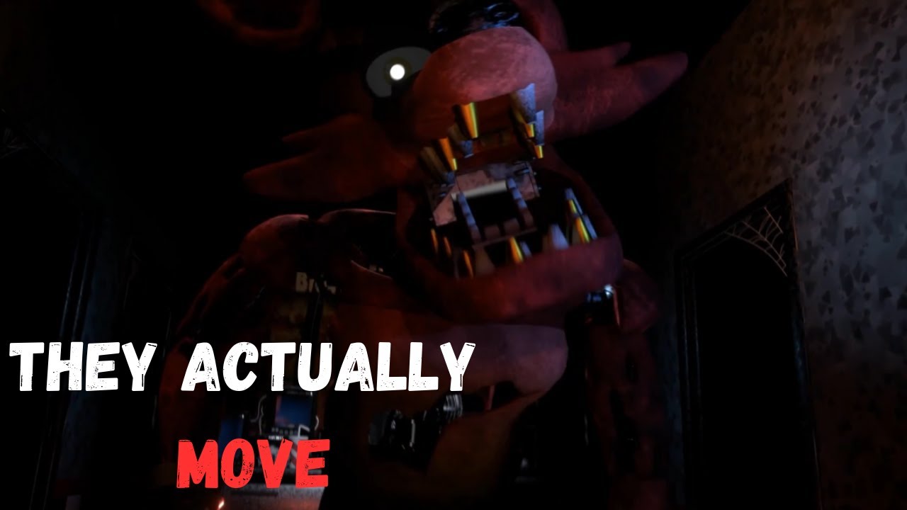 YOU CAN SEE THE ANIMATRONICS MOVE NOW | FNAF In Real Time - YouTube