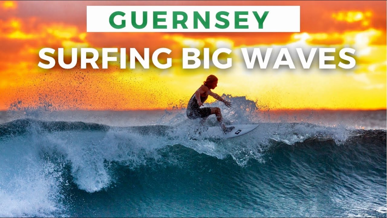 Stunning Waves At Vazon Bay Guernsey | Channel Islands - YouTube