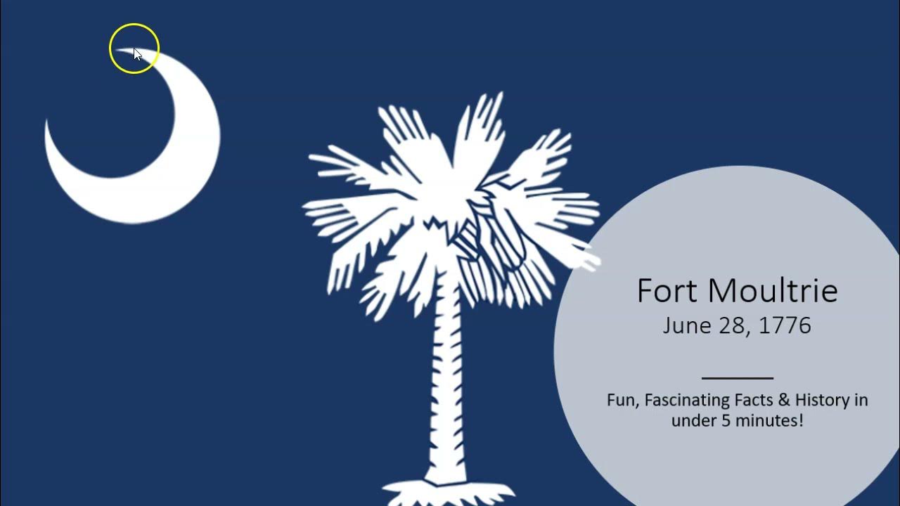 Battle of Sullivan Island, Origins of the S. Carolina Flag (History in ...