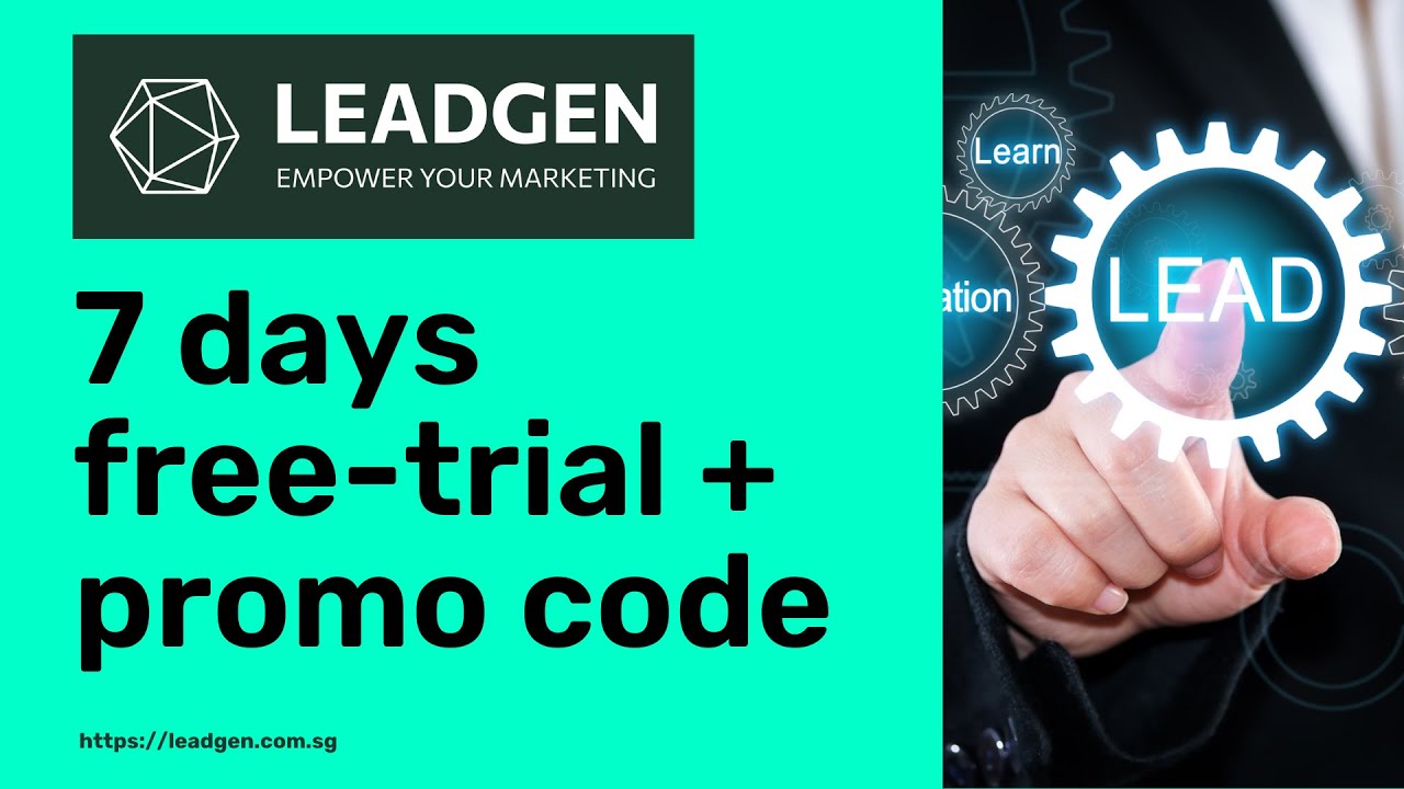 7 days free trial - leadgen.com.sg - YouTube