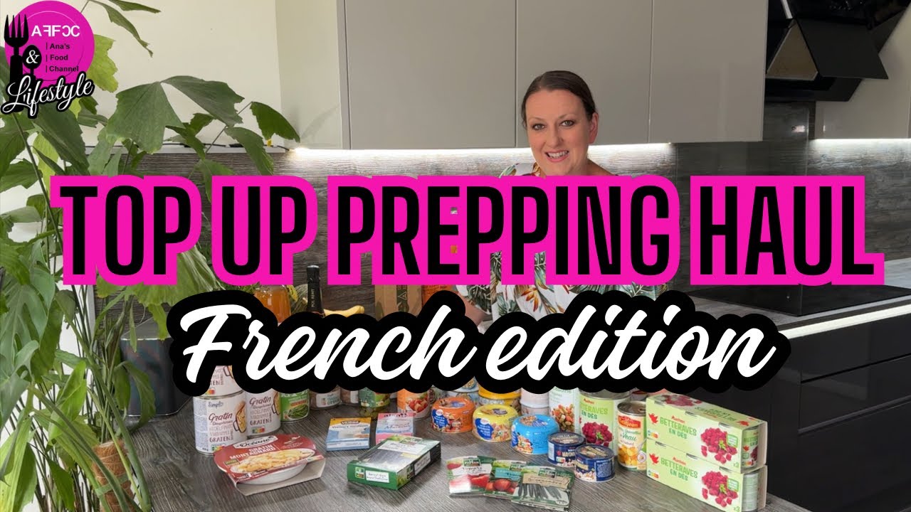 Prepper Food Haul | Stocking Up in France Edition | UK Prepper - YouTube