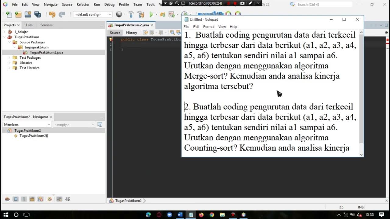 Tugas 2 Struktur Data Universitas Terbuka (MSIM4202) - YouTube