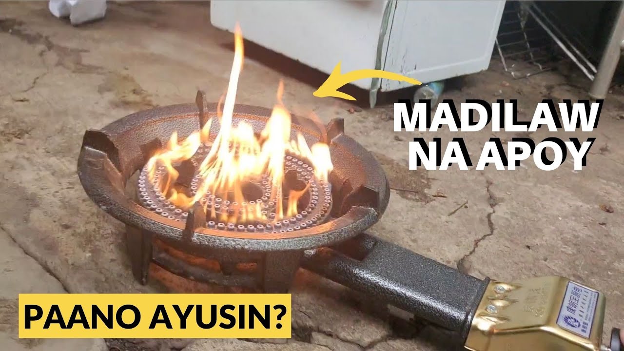 Paano ayusin ang madilaw na apoy , Gas stove Repair | C-30, High ...