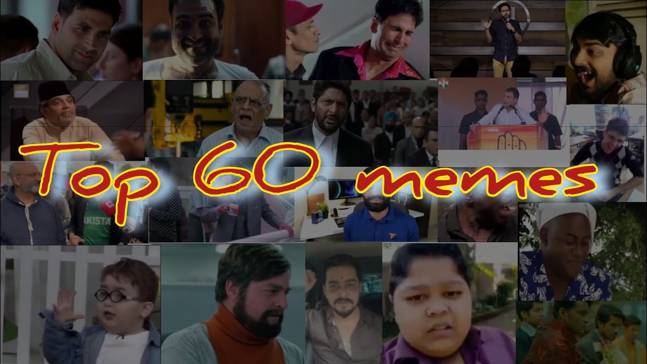Top 60 Memes | Memes Clip For Video Editing | Memes No copyright ...