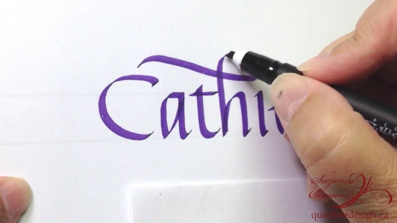 Embellishing Your Lettering with Gelly Roll Pens - YouTube