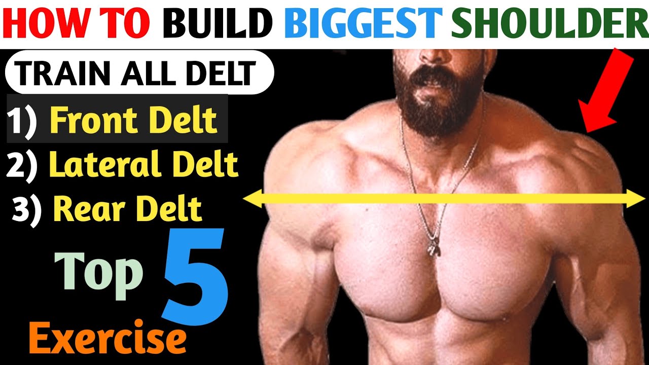 Top Shoulder Workout | Get Biggest Wider Shoulder (Train All Delt) - YouTube