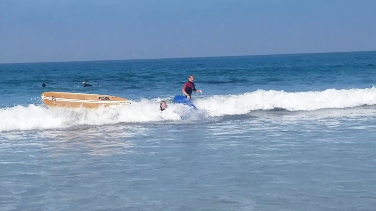 Yooper kids surfing, high five wipe out. Ah, brotherly love - YouTube