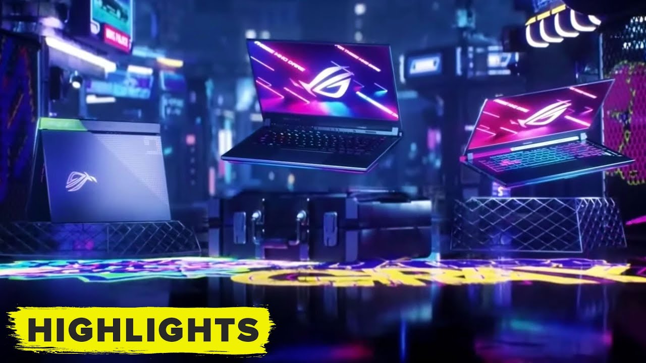 Watch ROG reveal Strix Scar Series Laptops (with Windows 11) - YouTube