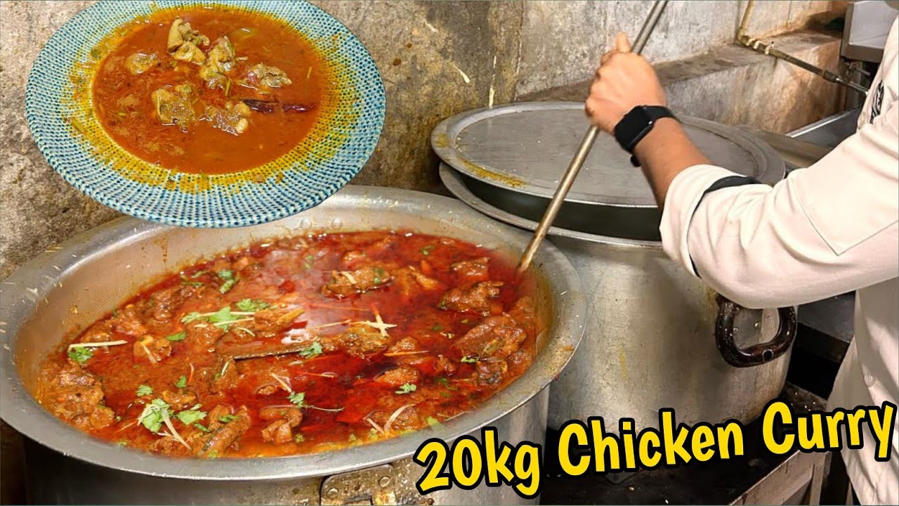 20 Kg Simple Chicken Curry Recipe | How to make Chicken Curry | Chef ...